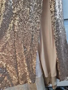 B. Smart | Dresses | B Smart Rose Gold Sequin Slip Dress | Poshmark